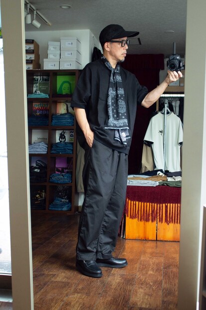 Ordinary fits Tuck Wide Trouse Chino OF-P159 [Lampa]